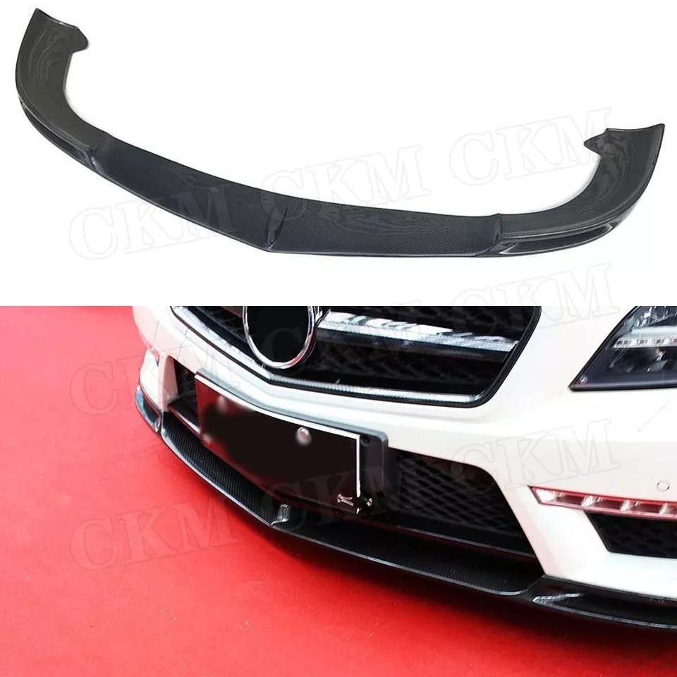 Carbon Fiber Front Bumper Lip Chin Spoiler For Mercedez Benz CLS Class ...