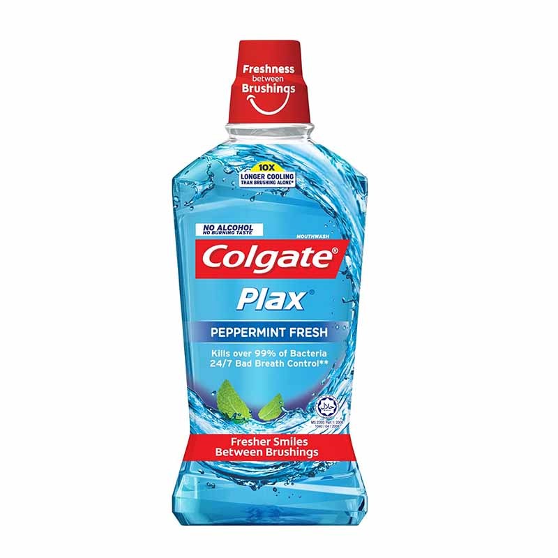 Colgate Plax MouthWash Peppermint Fresh 1L | Shopee Singapore