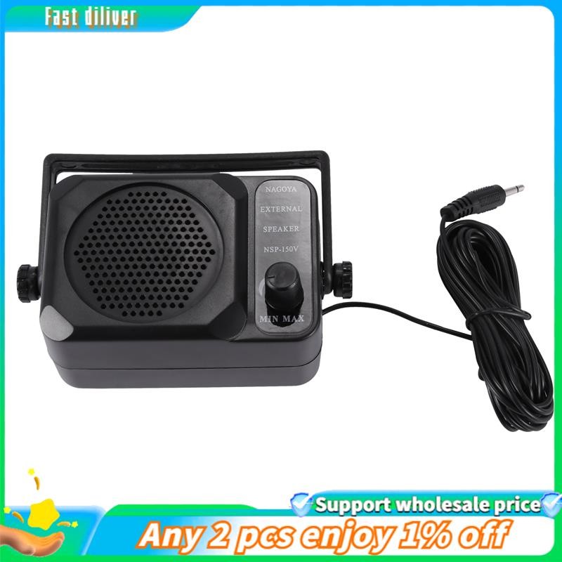 In stock-CB Radio Mini External Speaker NSP-150v Ham for HF VHF UHF Hf ...