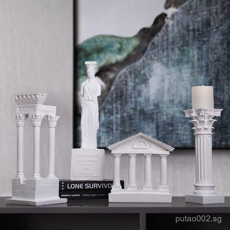 YOYO W1 Home LA Furnishing Greece Ancient City Temple Building Model ...