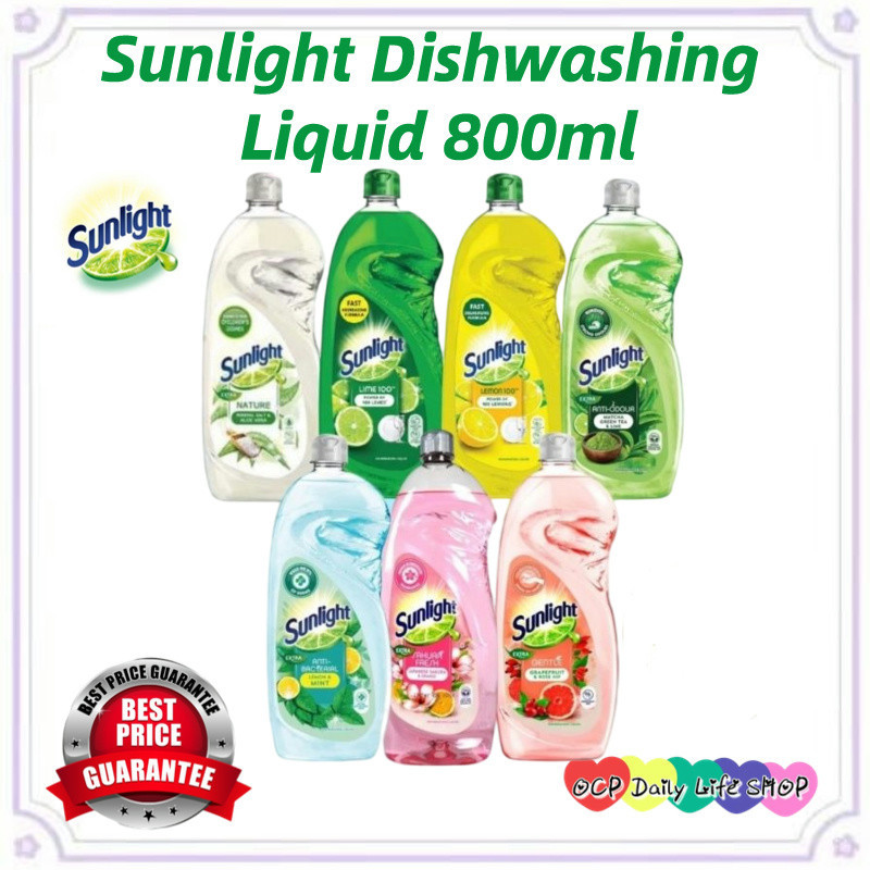 Sunlight Dishwashing Liquid 800/900ml - 7 Variants | Shopee Singapore