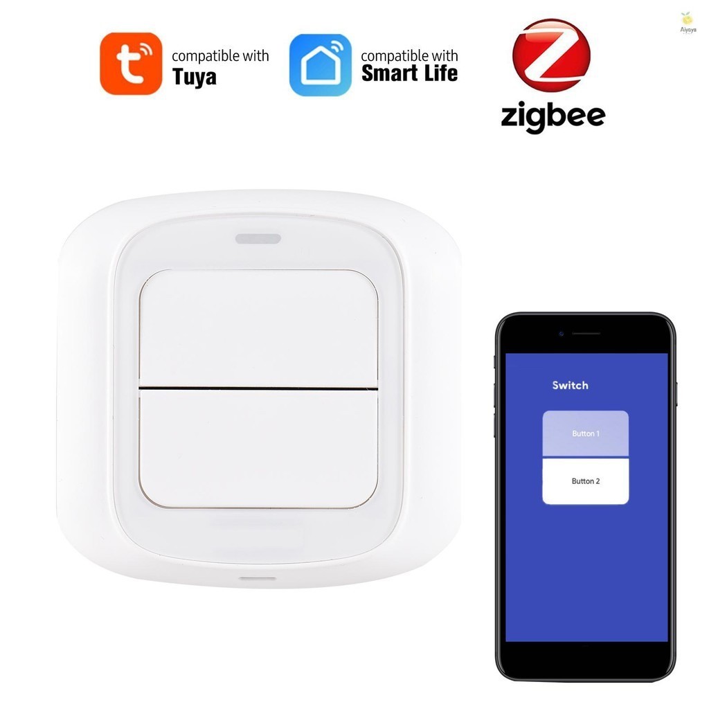 Wifi Dual Smart Scene Switch Push Button for DIY Home Automation Scene ...