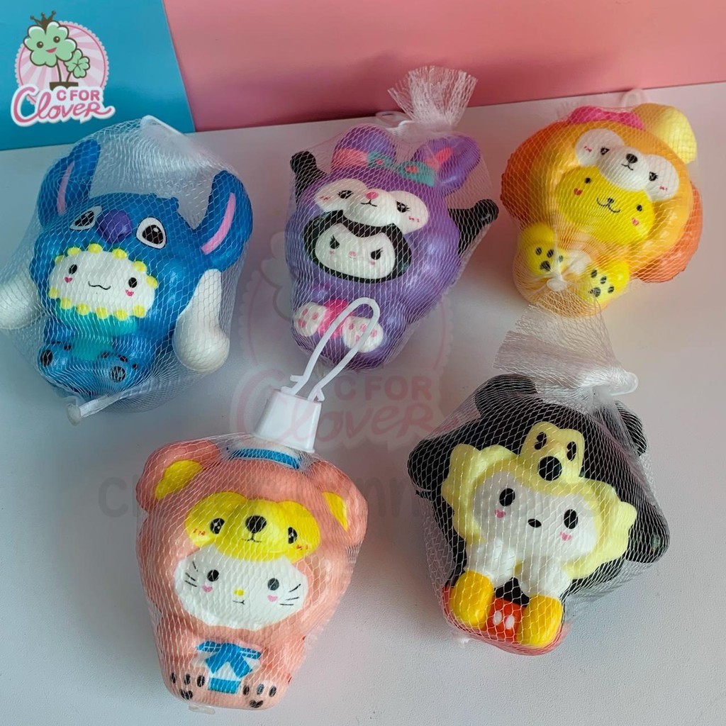 CUTE CHARACTERS ON COSTUME SQUISHY famous character doll (CLS)l ...