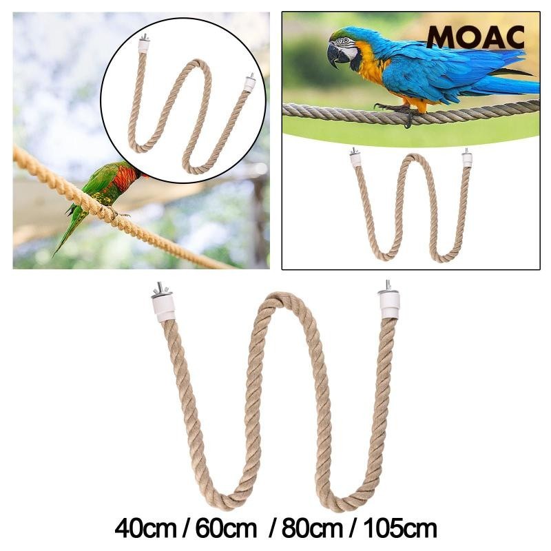 [ Parrot Climbing Rope Perch Rope Perches Parrot Toys for Parakeets ...