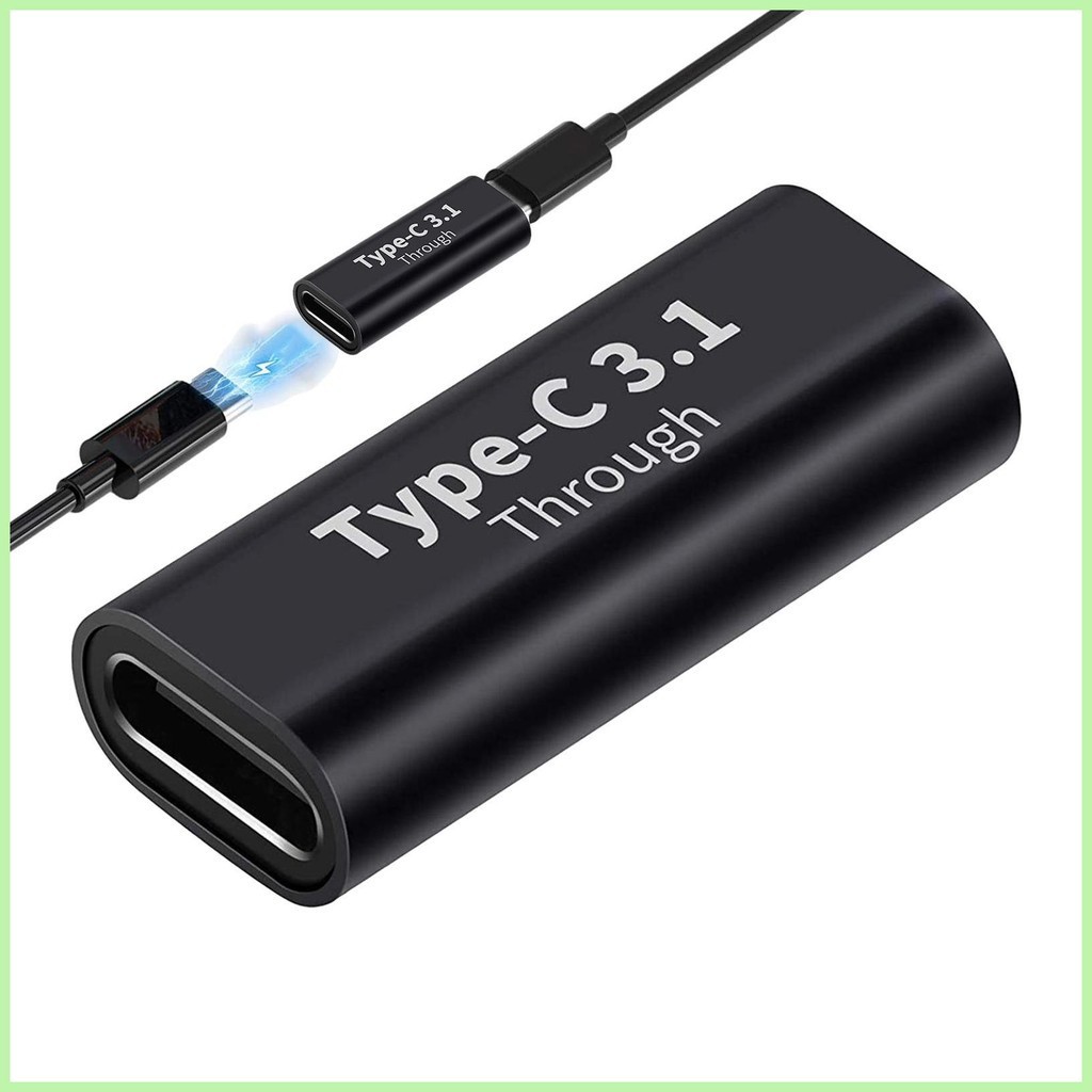 USB Type C Adapter Female to Female 10GBbps Portable Charge Adapter ...