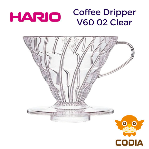 HARIO V60 Transparent Dripper 02 Clear VDR-02-T (Direct from Japan)Gift ...