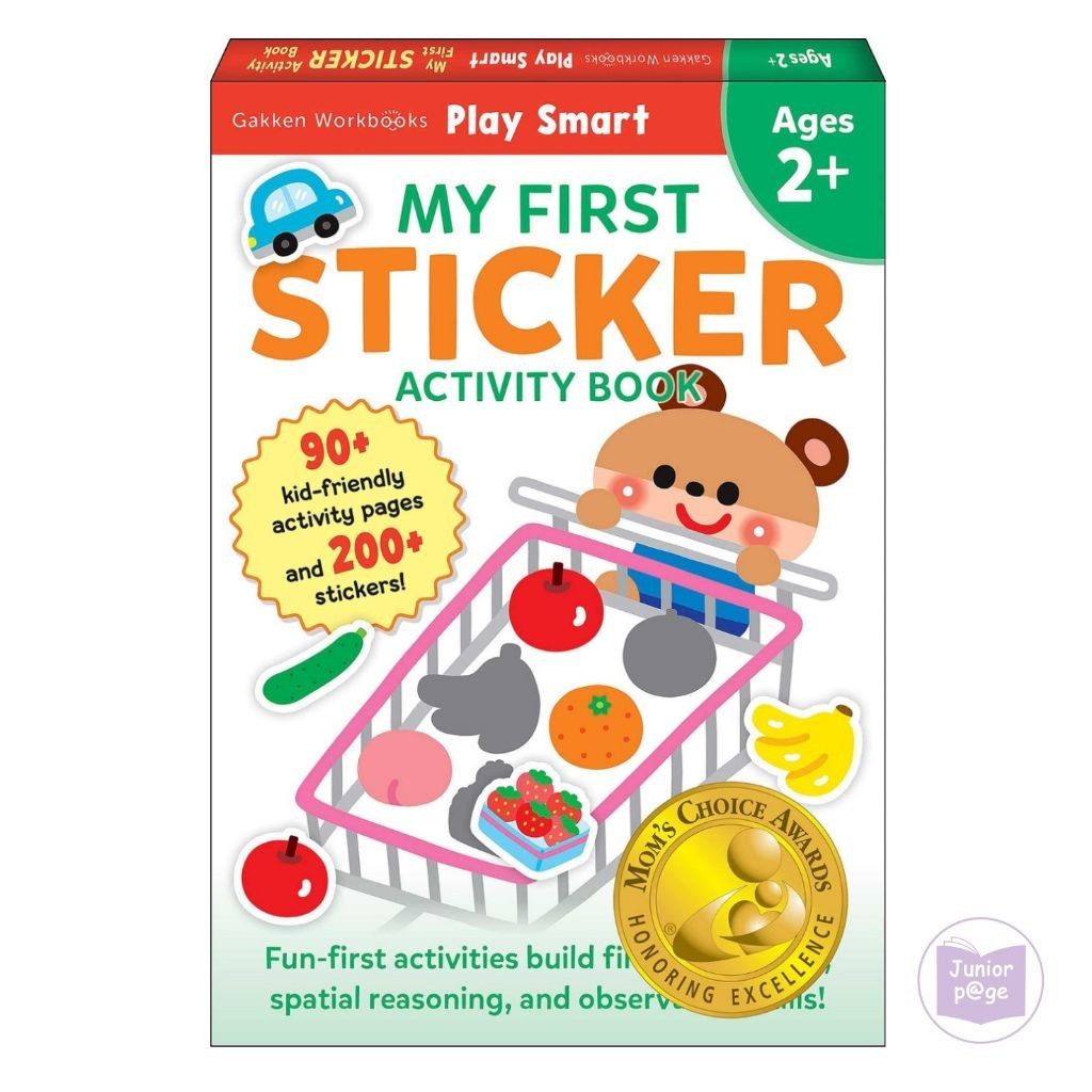 Gakken Workbooks Play Smart My First STICKER BOOK 2+: Preschool ...