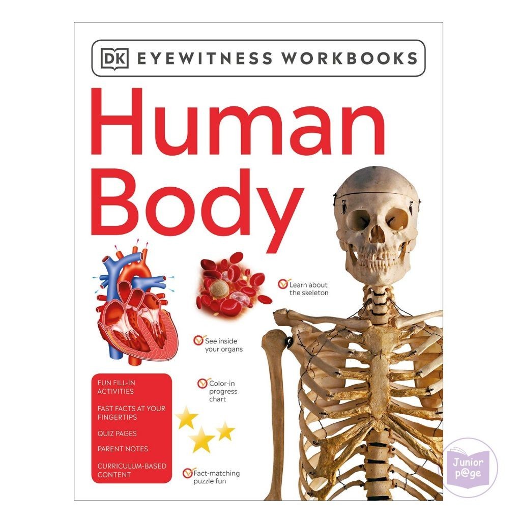 DK Eyewitness Workbooks Human Body (Book with dot marking) | Shopee ...