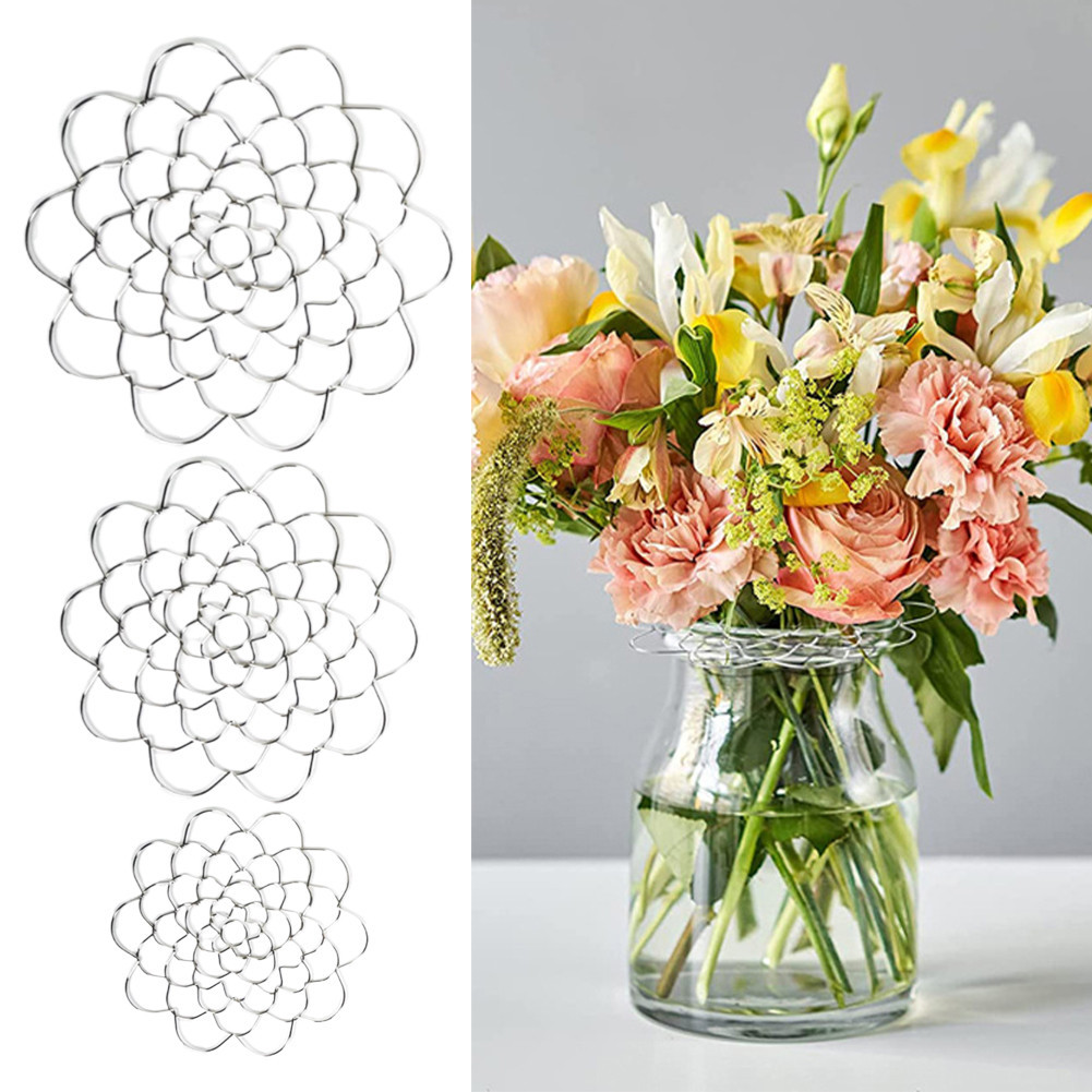 3Pcs Flower Arrangement Holder Reuseable Vase Bouquet Twister for Plant ...