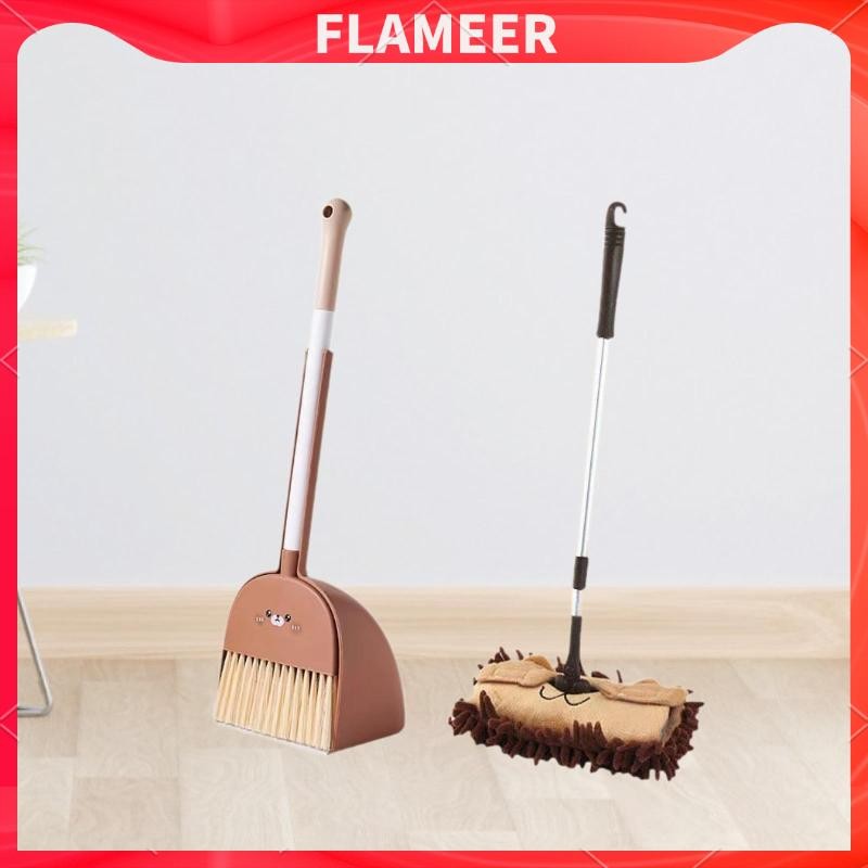 [Flameer] Mini Broom and Dustpan Mop Set Broom Set Develop Life Skills ...