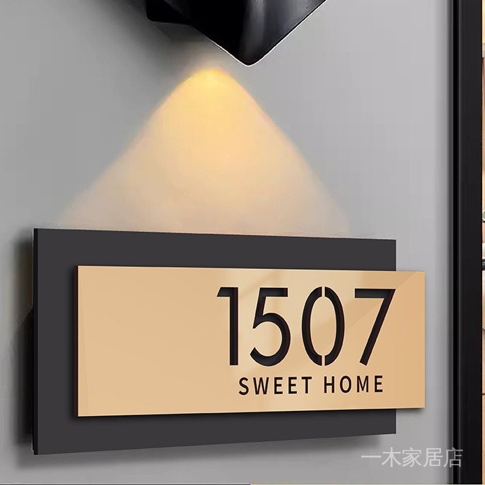 House Number Plate Door/Number Plate Door/Number Plate Household ...