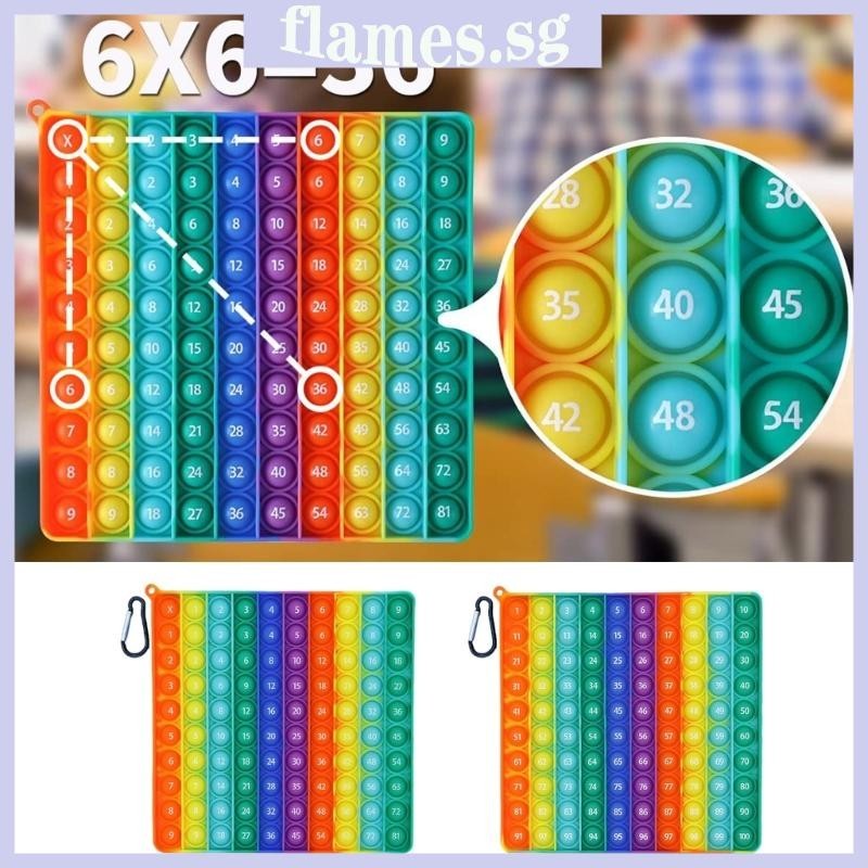 FL Number Pop It Montessori Multiplication Game Board Multiplication ...