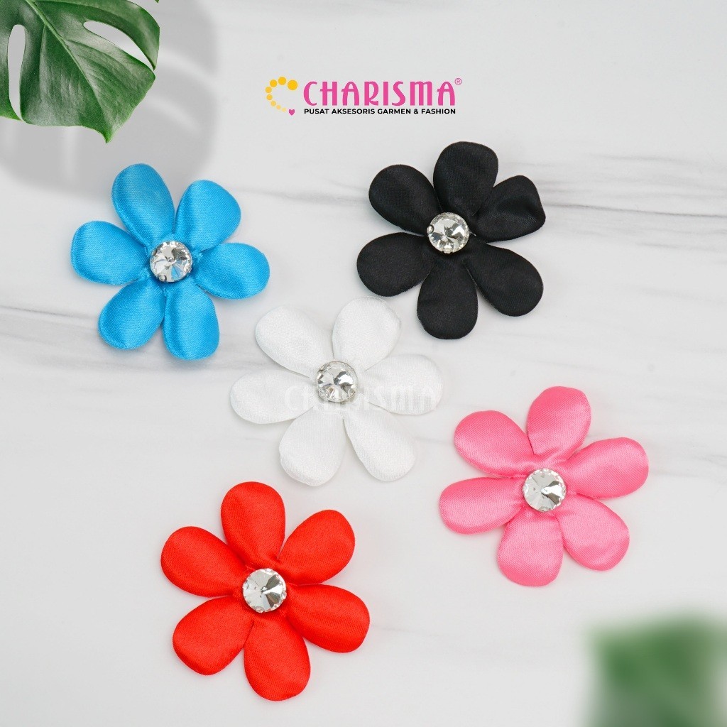 Charisma Suede Flower Application 7.5 X 7.5 CM | Shopee Singapore