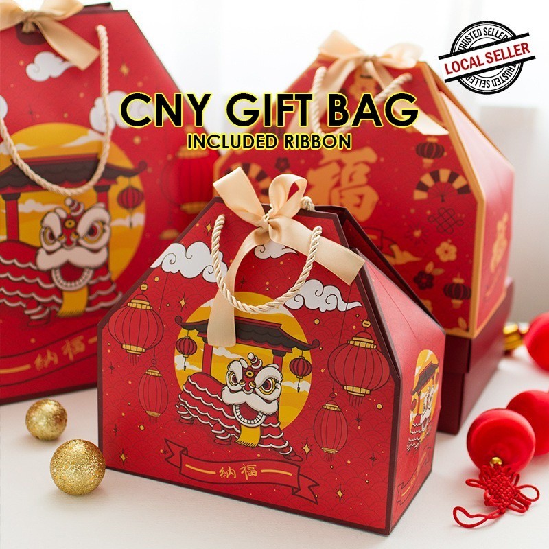 [Ready Stock] CNY Chinese New Year / Xmas Christmas Gift Bag / Box ...