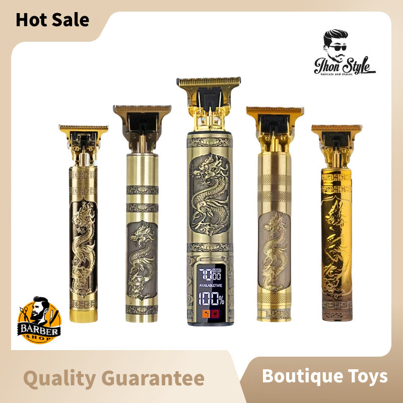 T9 Rechargeable washable Razor Trimmer Retro Trimmer Professional Hair ...