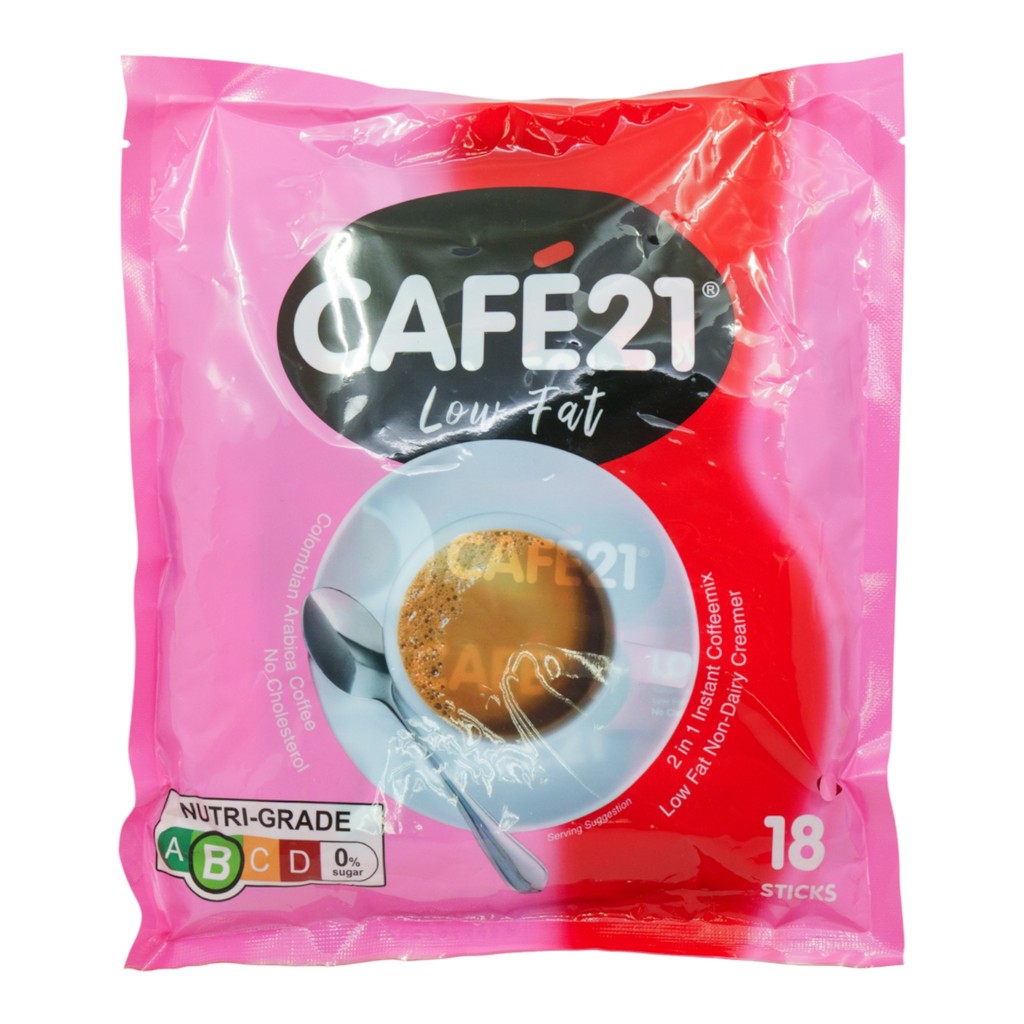 Cafe 21 2in1 Coffee Low Fat 18sx14g | Shopee Singapore