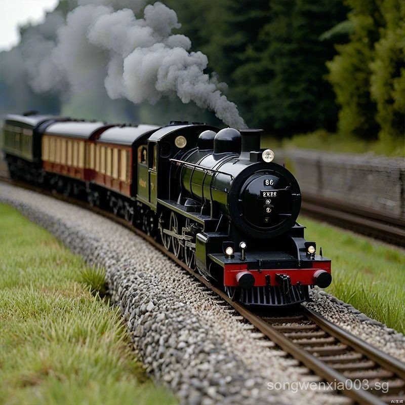 Vintage Steam Spray Old Train Modified Train Electric Thomas High-Speed ...