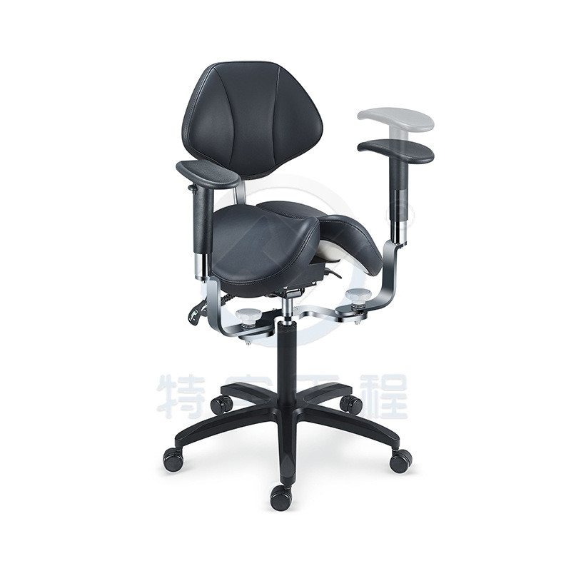 Dedicated Chair for Dental Doctors Dual Armrest Saddle Chair ...