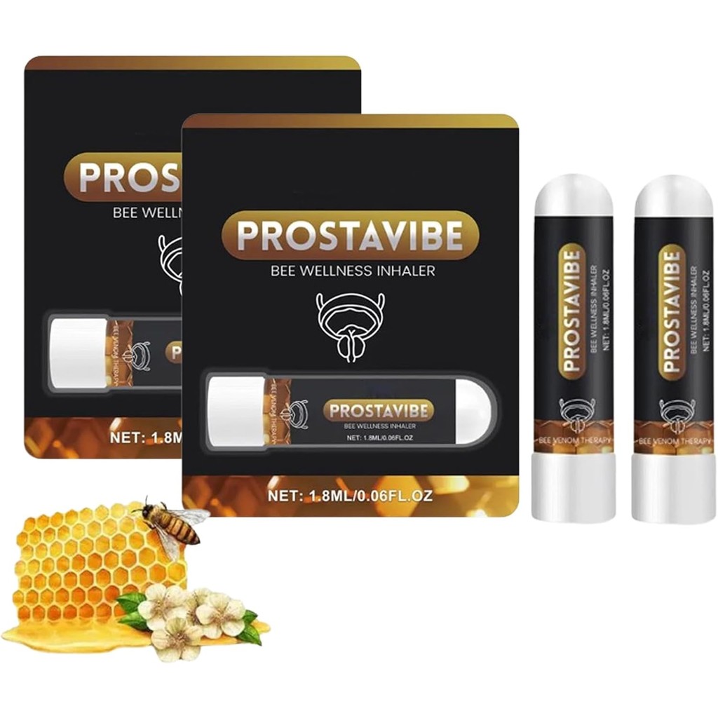 Prostavibe Bee Wellness Inhaler, Nasal Inhaler for Prostate Wellness ...