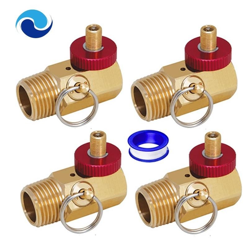 4Pack Air Tank Manifold with Fill Port 1/2Inch NPT Tank X 1/4Inch NPT ...