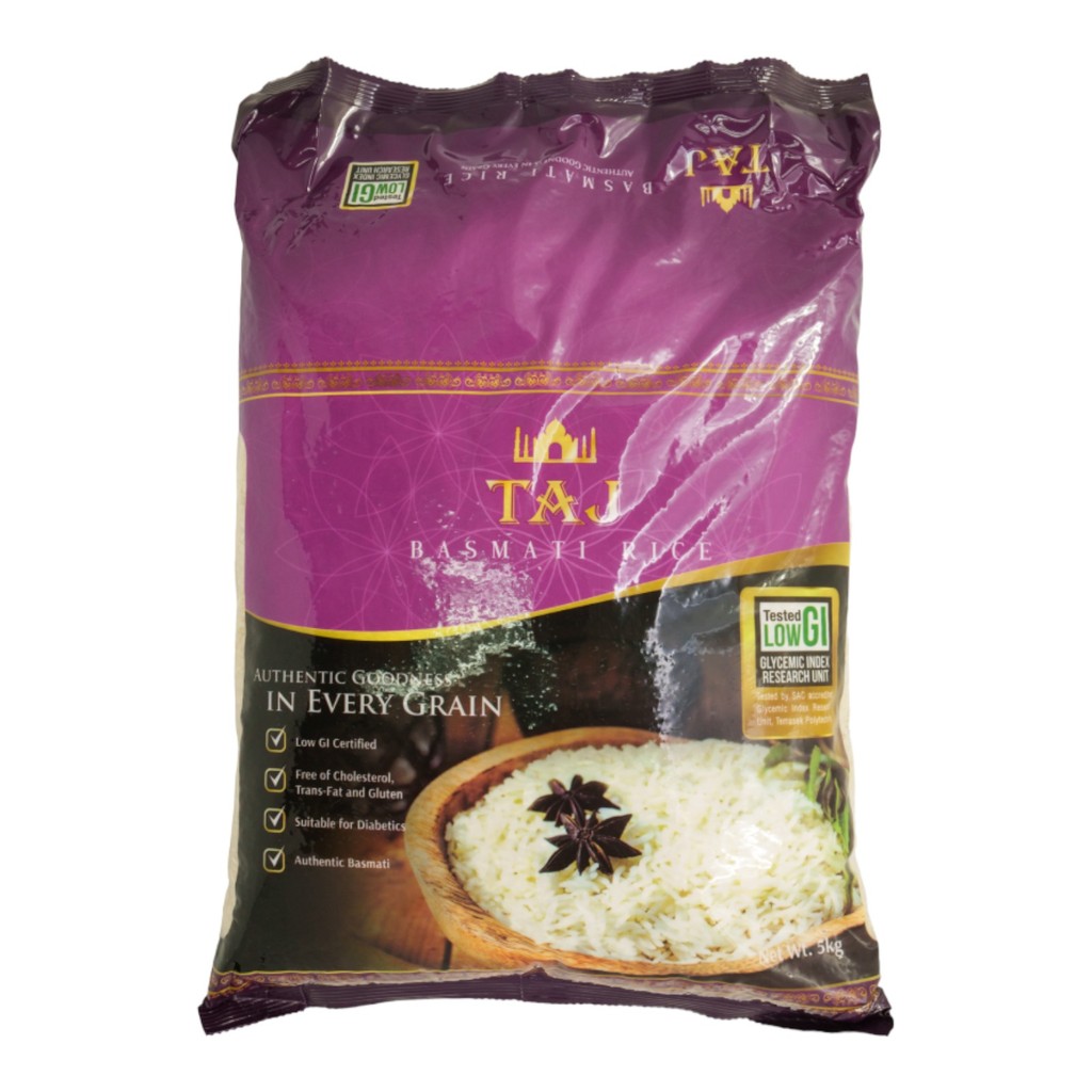 Taj Basmati Rice 5kg | Shopee Singapore