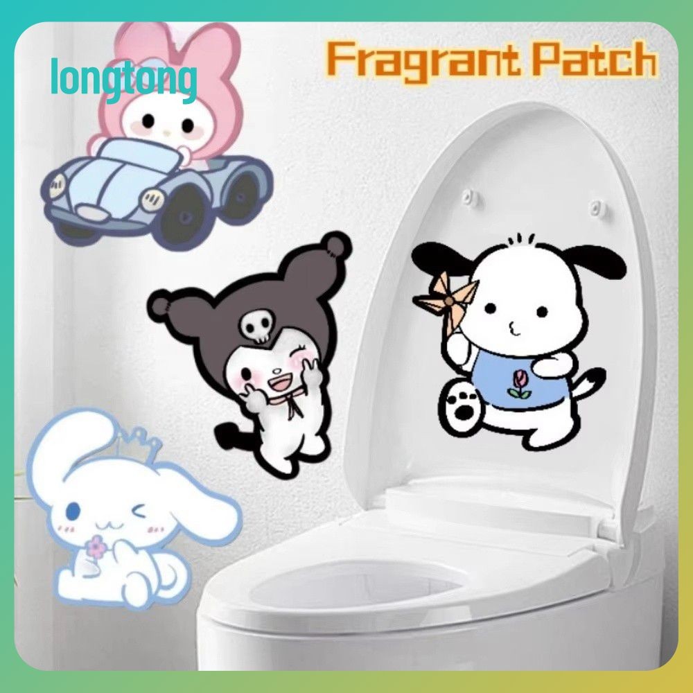 LT Sanrio Kuromi Toilet Deodorant Sticker Cartoon Deodorizing Self ...