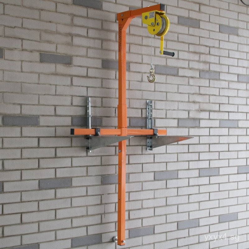 Air Conditioner Outdoor Unit Installation Small Crane Mounting Bracket ...