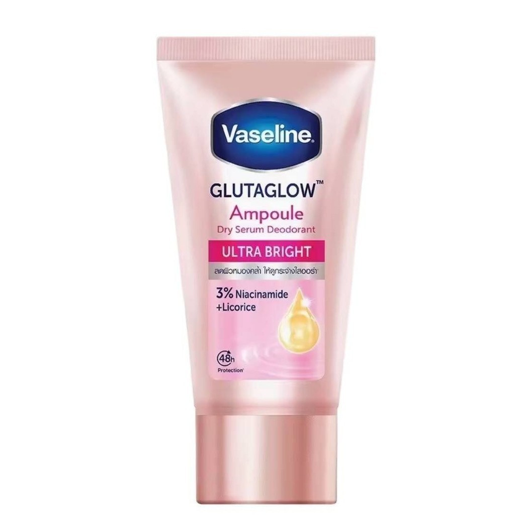 Vaseline Glutagon Ampoule Dry Serum Deodorant Ultra Bright Gluta Glow ...