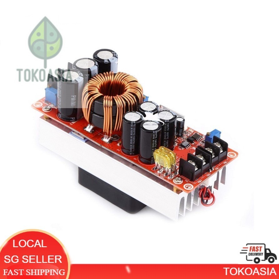 1500W 30A DC-DC Step Up Boost Converter 10-60V to 12-90V Current Power ...