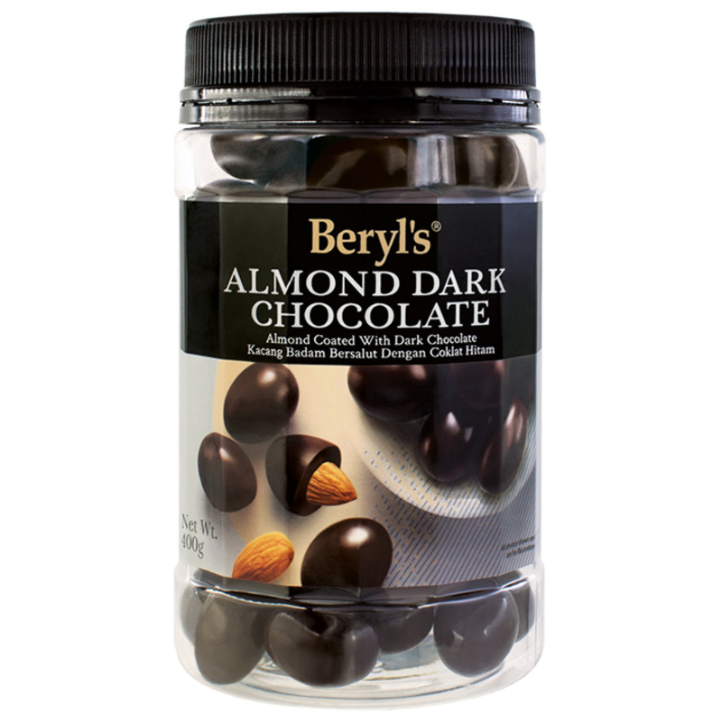 Beryl'S Almond Coated Dark Chocolate, 450g | Shopee Singapore