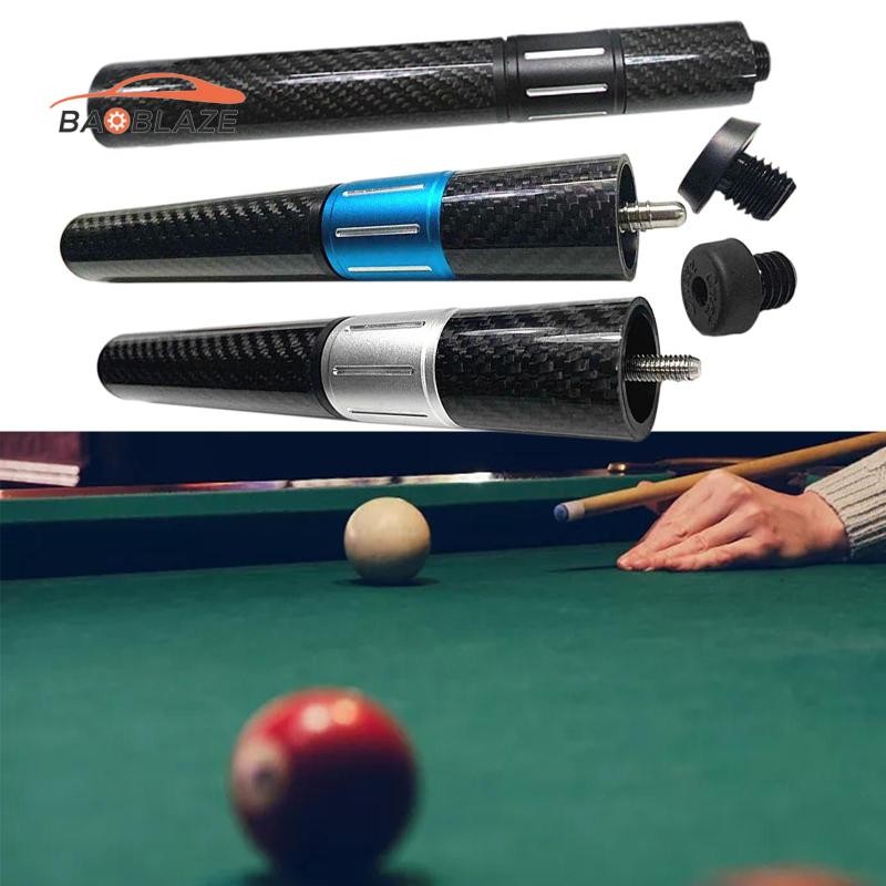 [Baoblaze] Pool Cue End Extender Carbon Fiber Telescopic Parts, Black ...