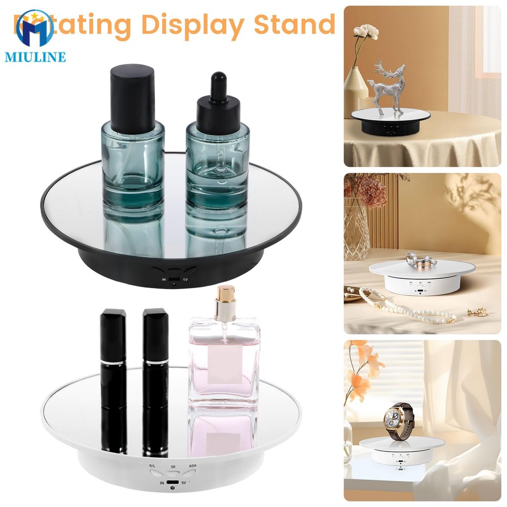 Rotating Display Stand 3 Speeds Motorized Rotating Display 20 cm ...