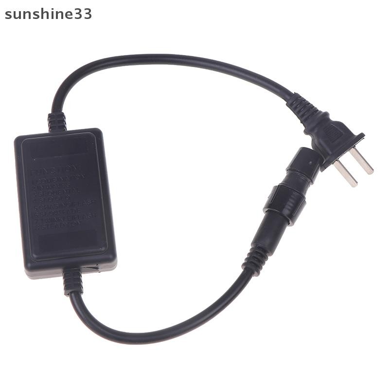 SY 220V 110V Power Supply Plug Power Cable Cord For 360 Round 3 Wire ...