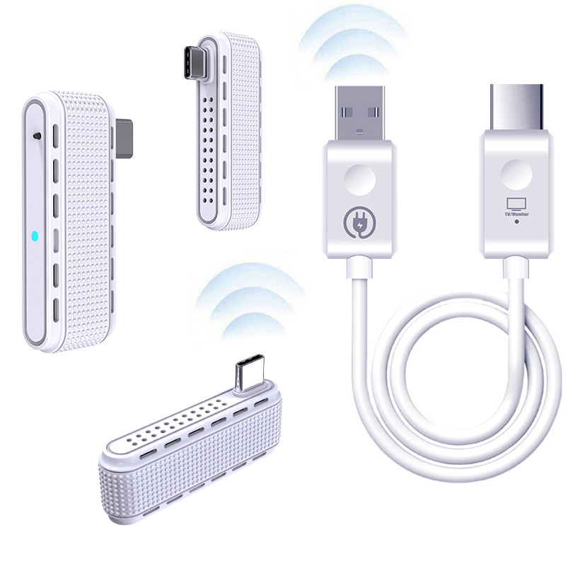 Type C Wireless HDMI Extender Screen Share Display Adapter USB-C Audio ...