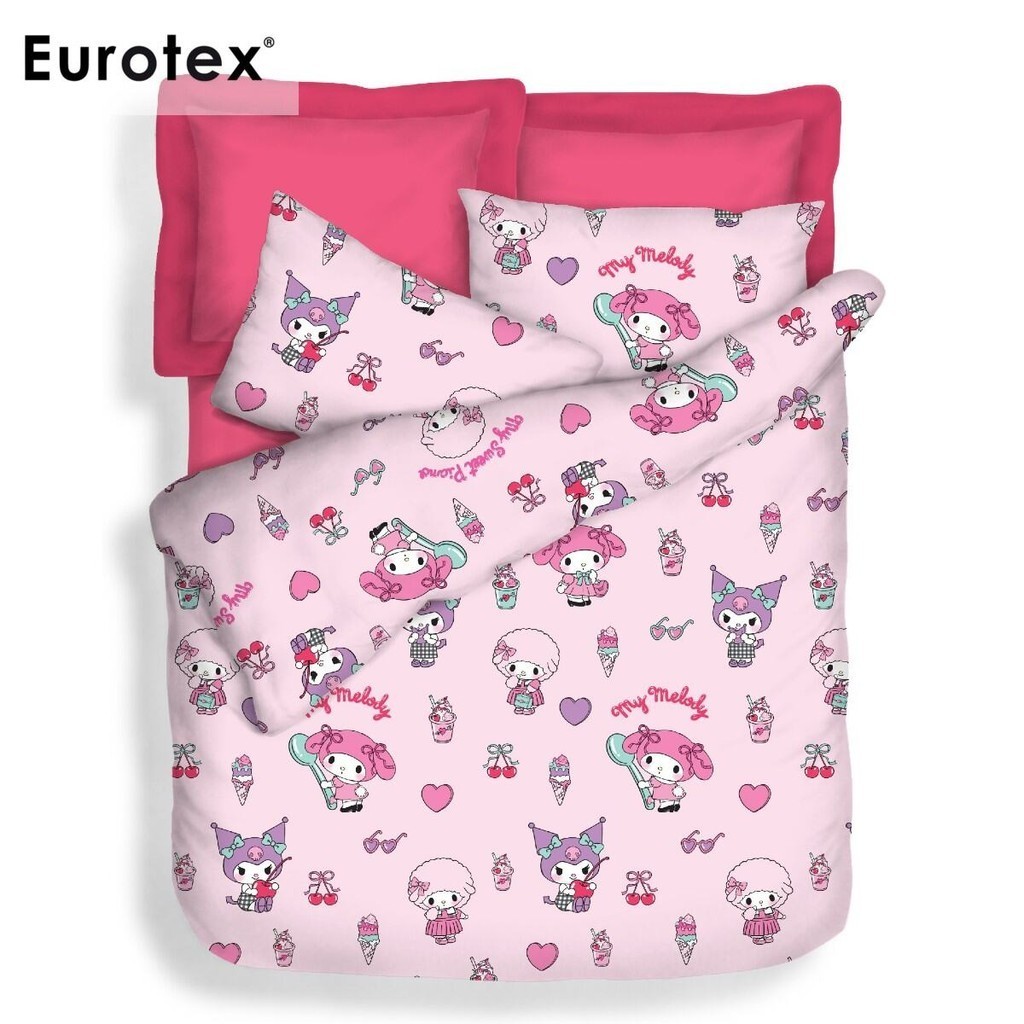 Sanrio My Melody / Kuromi Bedsheet / Fitted Sheet Set / Summer Light ...