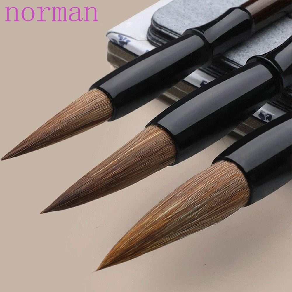 NORMAN Script Writing Brush, Oil Painting Calligraphy Brush Art Paint ...