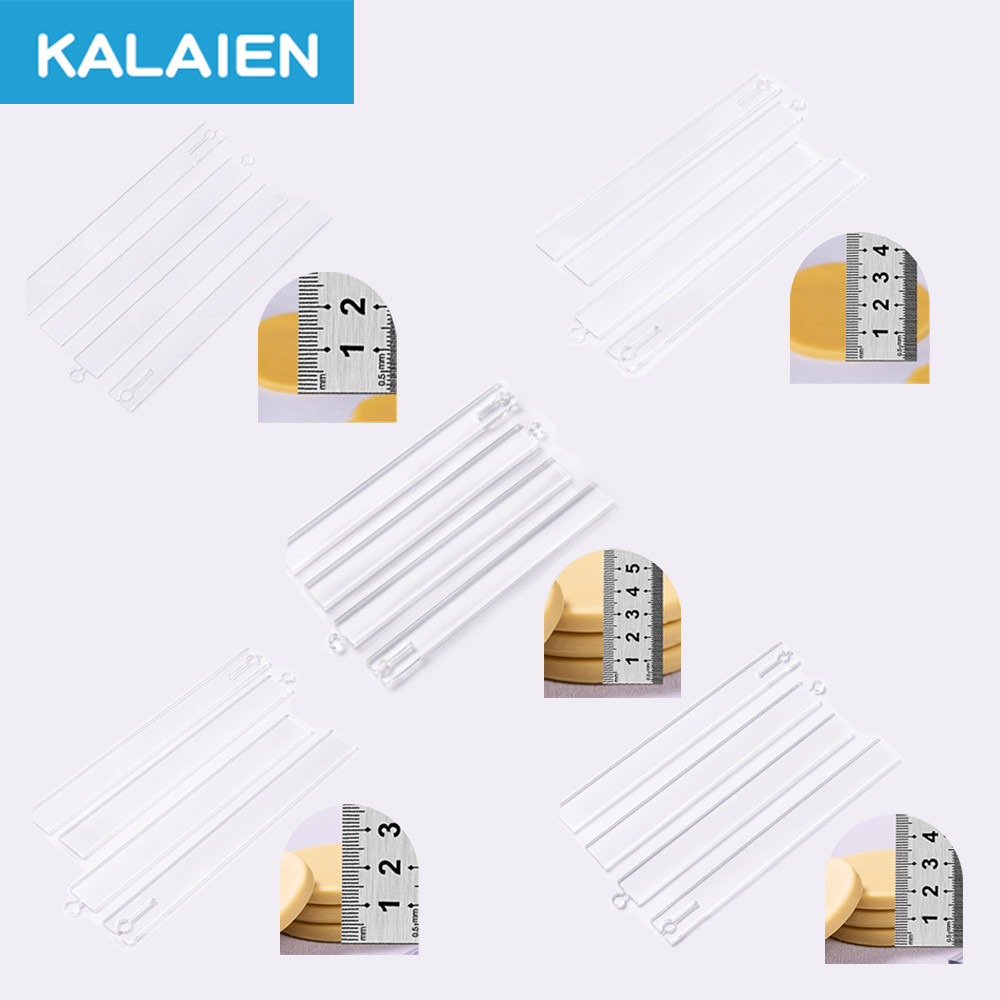 KALAIEN 5 Size 2 Pairs Acrylic Biscuit Balance Cookies Rolling Strip ...