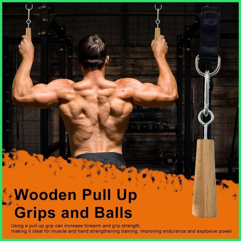 Pull up Bar Ball Grip Training Attachment Grip Pull up Handle Non ...