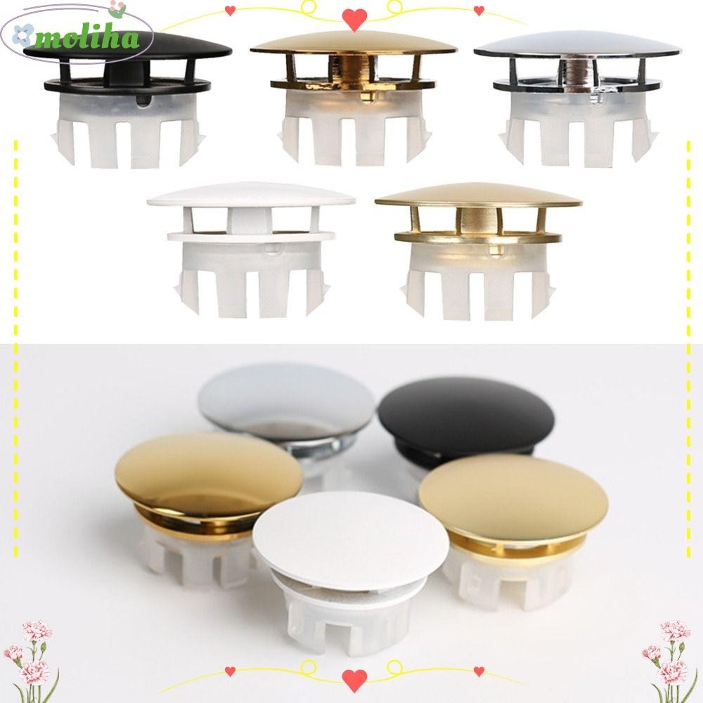 MOLIHA Sink Overflow Covers, Replacement Copper Wash Basin Overflow ...
