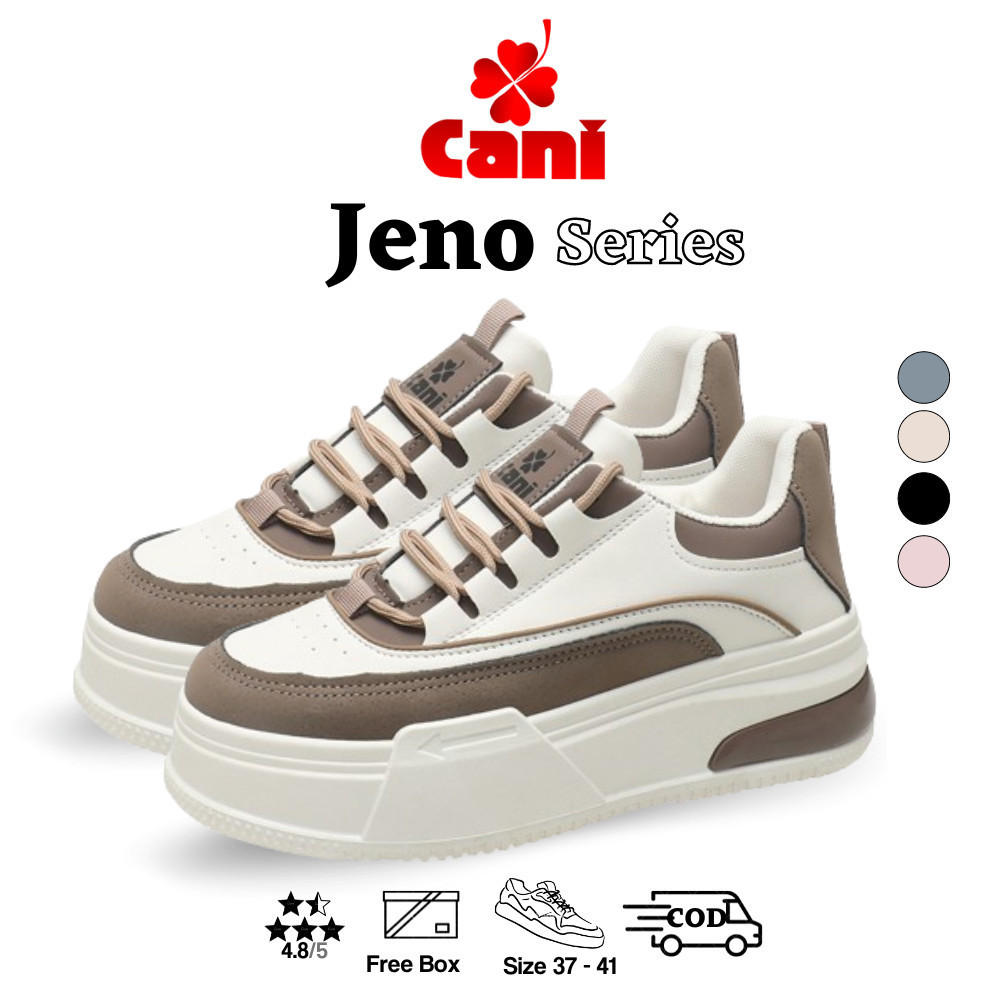 Cani "Free Box" Size (36 - 42) Jeno Women's Casual Sneakers Korean ...