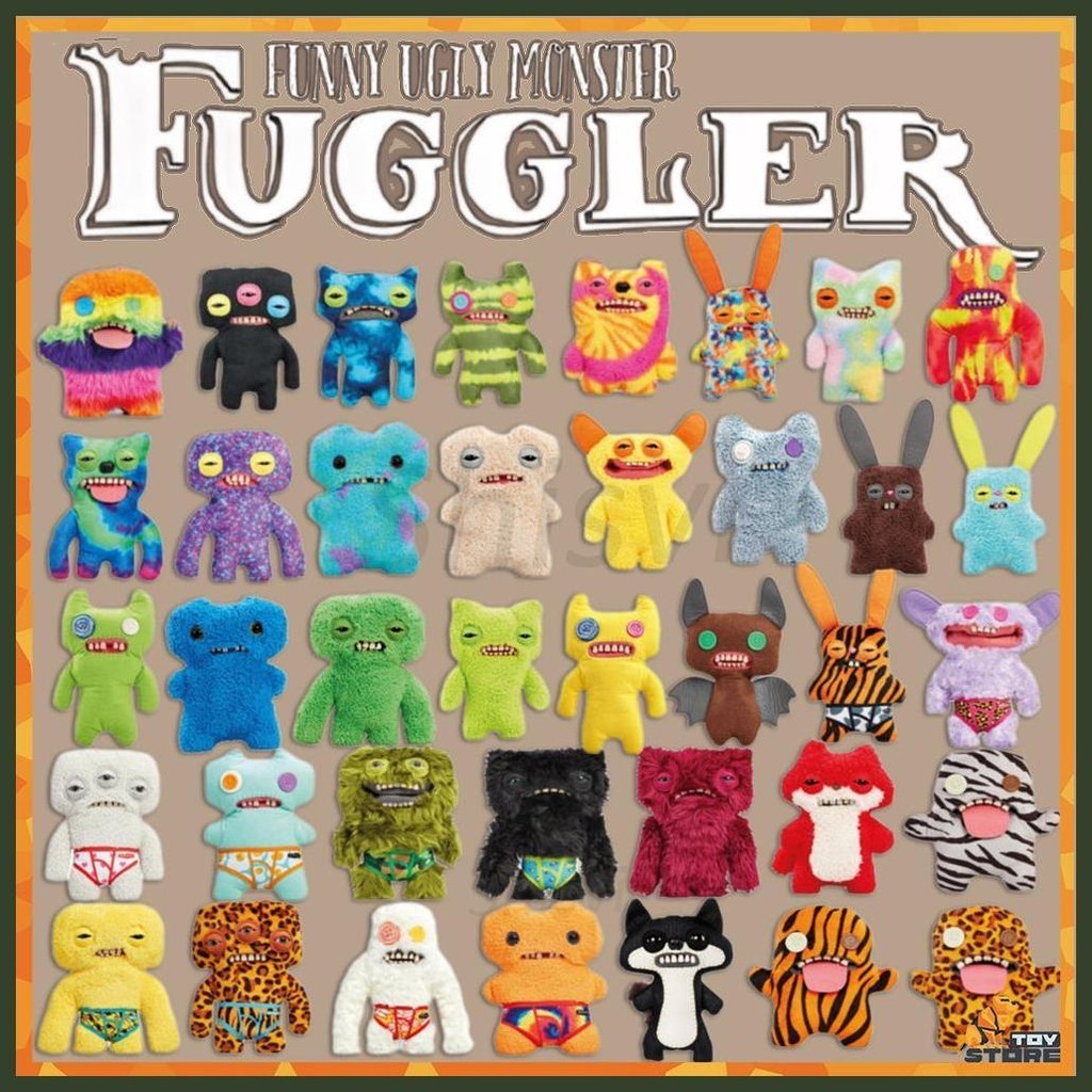 Fuggler Funny Ugly Monster Plush Stinkface/ Indecisive Monster/ Munch ...