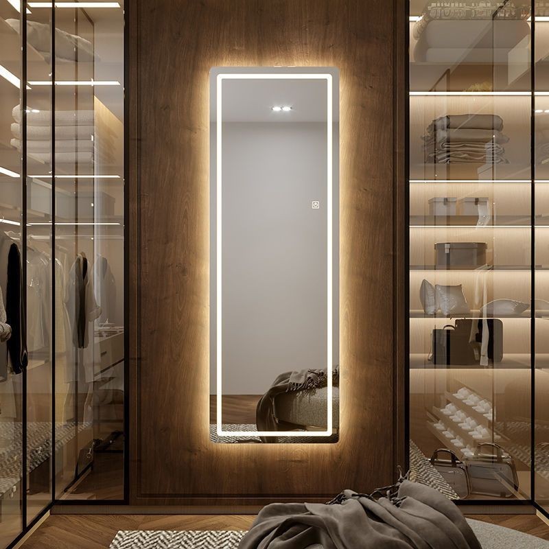 Smart Touch Screen Long Mirror Wall-MountedledAnti-Fog Dressing Mirror ...