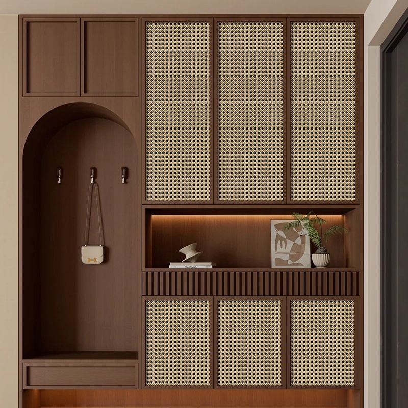 500cm PVC Sticker Rattan Design Furniture Renovation Sticker 3D Self ...