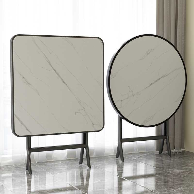 Folding Square Table for Rental Room, Small Dining Table, Simple Modern ...