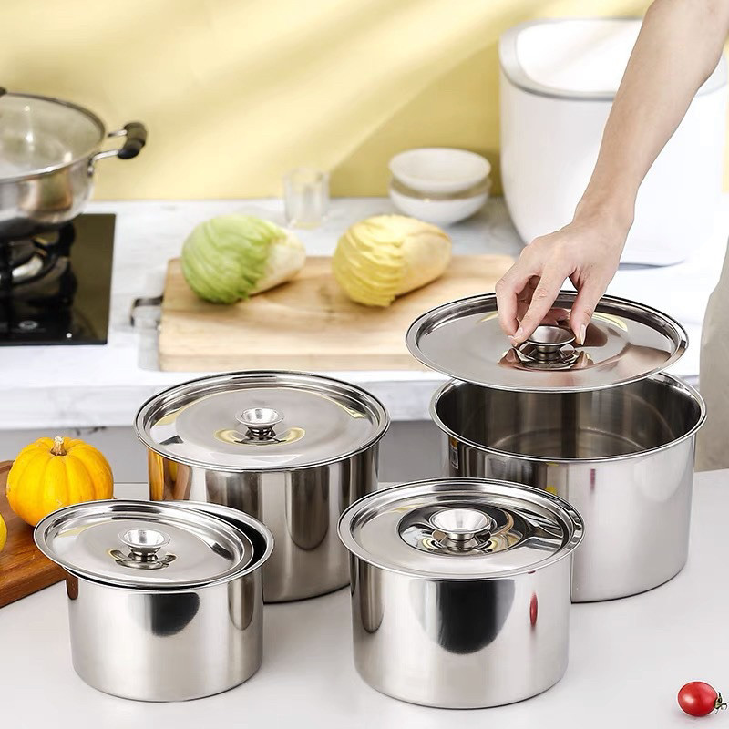 HIGH QUALITY STAINLESS STEEL DEEP CONDIMENT BOWL WITH COVER 钢味盅 (12cm ...