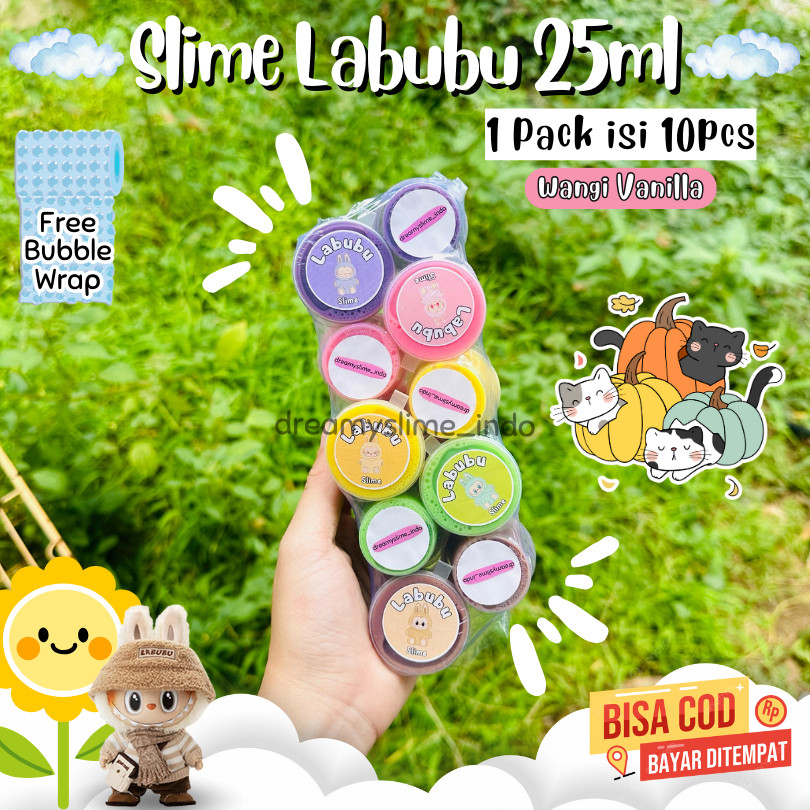 (10 Pcs) SLIME LABUBU 25ML / SLIME / LABUBU SLIME CONTENTS 10 ...