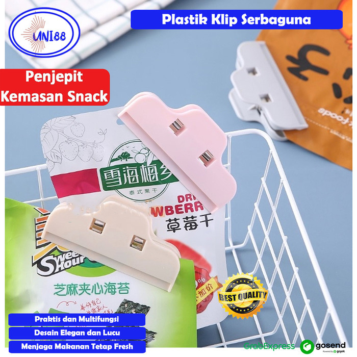 Jumbo Food Packaging Clamp Seal Airtight Snack Plastic Clamp Seal/ Open ...