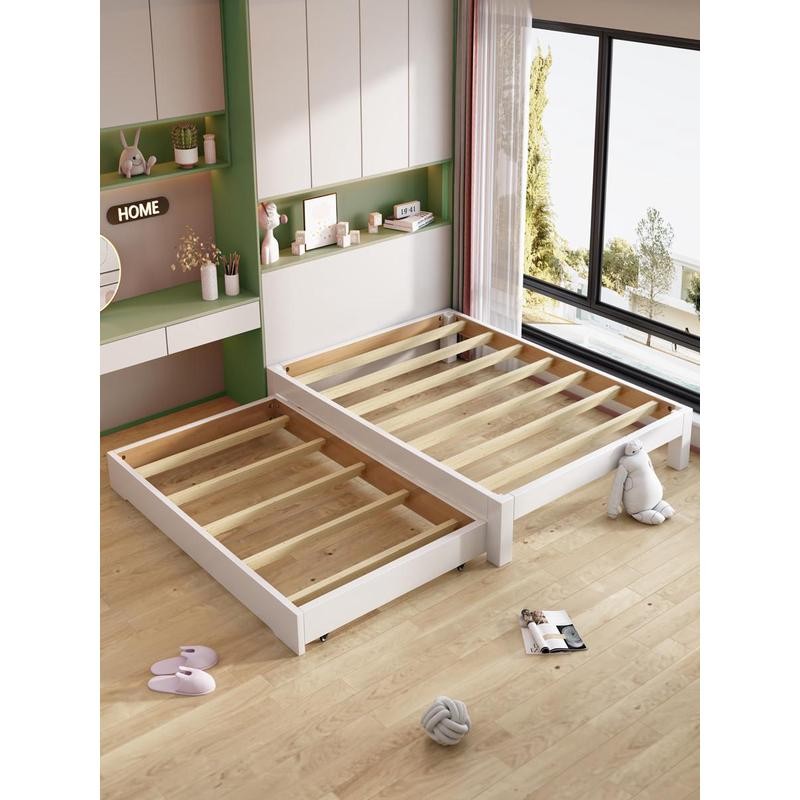 Tatami Bed Without Headboard Solid Wood Bed Multi-Functional Children's ...