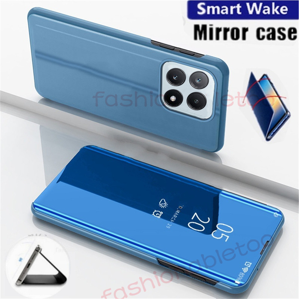 Smart Mirror Phone Case For Xiaomi Poco F6 X6 M6 pro Pocophone X6pro ...