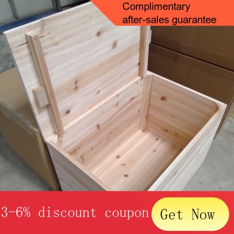YQ63 Solid Wood Wooden Box Bed Storage Box Free Combination Windows and ...